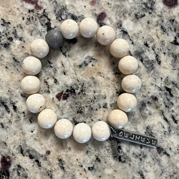 Honesty | Jewelry | Rare Honesty Cream Bead Charm Bracelet | Poshmark